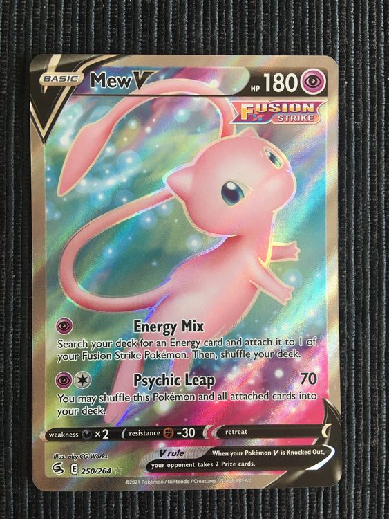 Pokemon Mew V Fullart Fusion Strike (Neu (gemäss Beschreibung)) in Wabern für CHF 20 – mit ...
