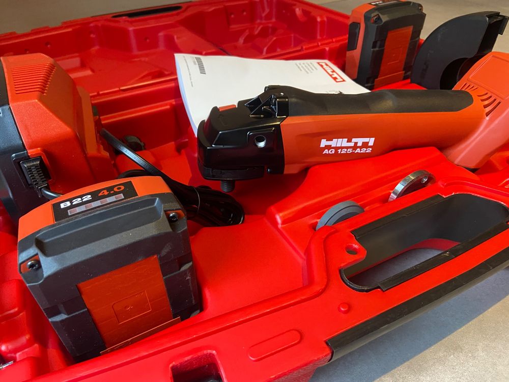 Meuleuse D’Angle/Akku-Winkelschleifer Hilti AG 125 A22 neuve (Neu und originalverpackt) in ...