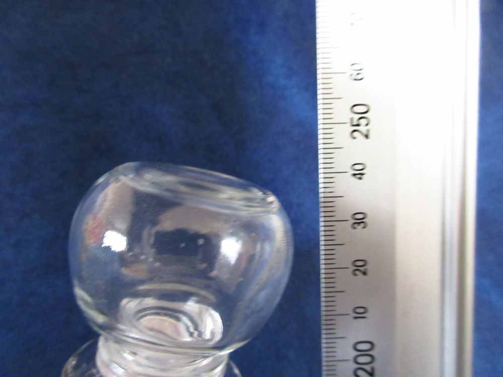 Glas Karaffe, Glasflasche, Flasche Schuh, Kefla Glasschuh (Gebraucht ...