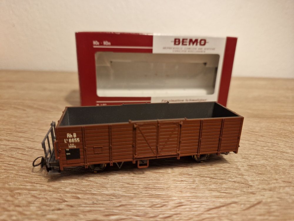 Bemo 2251 195 Güterwagen RhB 6655 H0m OVP NEU (Neu und originalverpackt) in St-Aubin-Sauges für ...