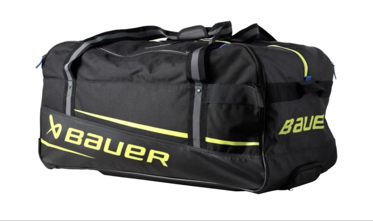 Eishockeytasche mit Rollen Bauer Premium Wheeled Bag Black J (Neu und ...