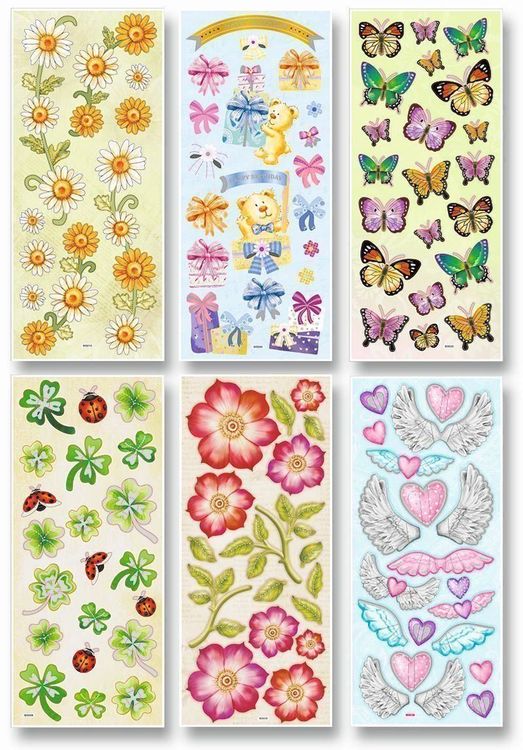 wunderschöne 3DEffekt-Stickern | Kaufen auf Ricardo