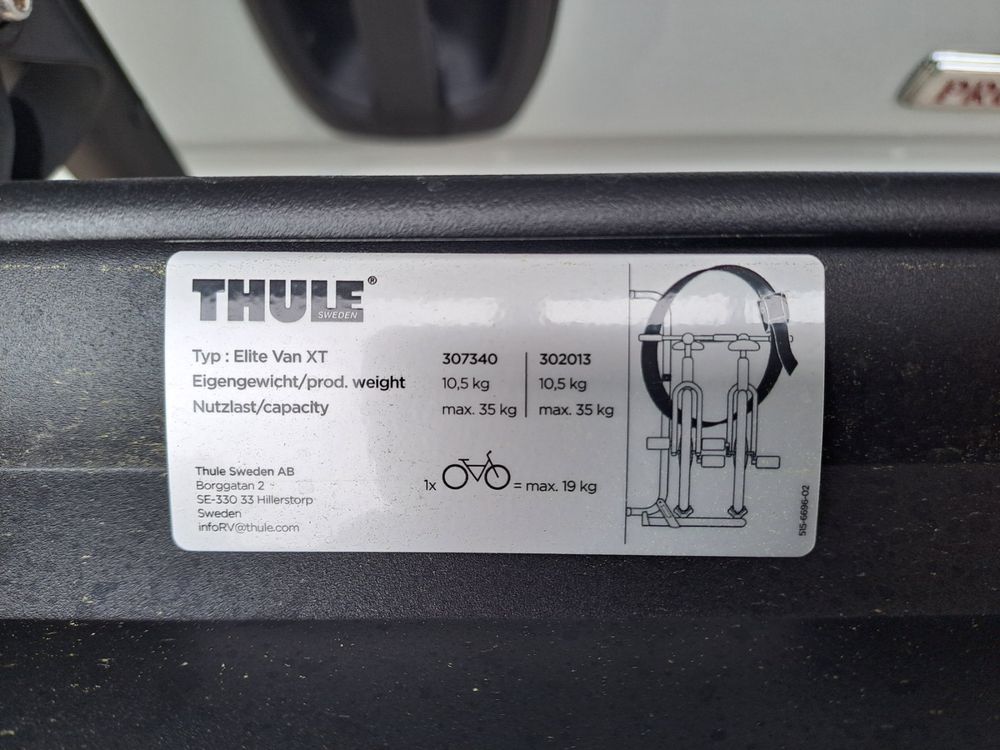 Thule Elite Van XT Fahrradträger | Kaufen auf Ricardo