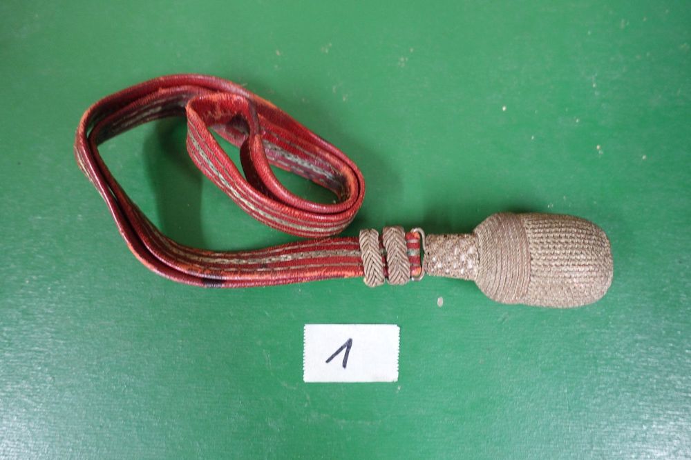 Schlagband Offizier Ord. 1877/85 Säbel Degen Portepee (Gebraucht) in ...