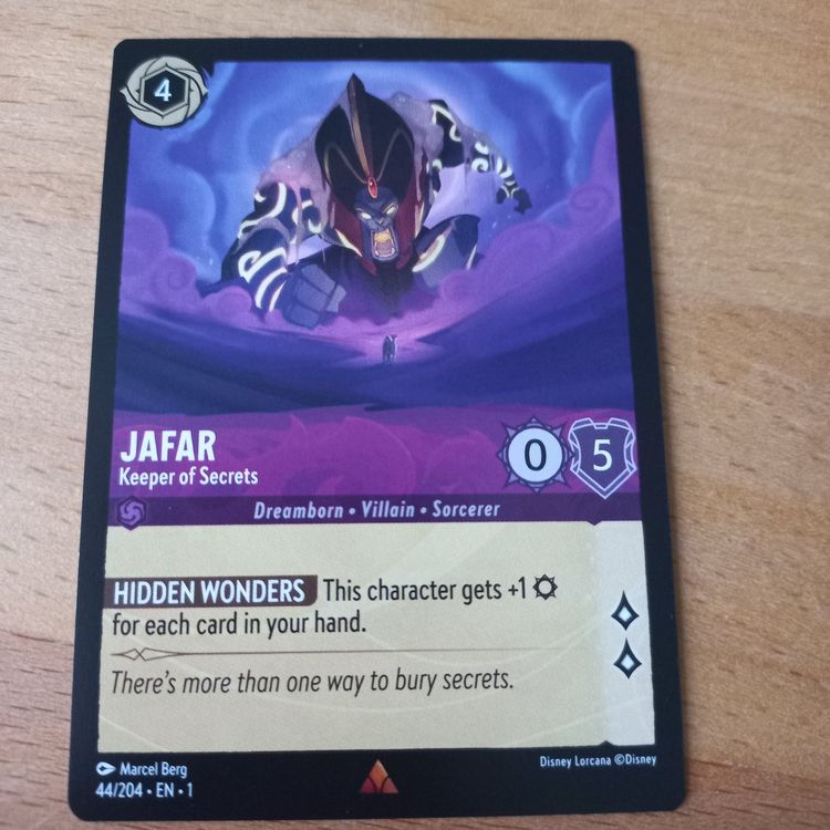 Lorcana - JAFAR -RARE KARTE, EN 44/204 (Neu (gemäss Beschreibung)) in ...