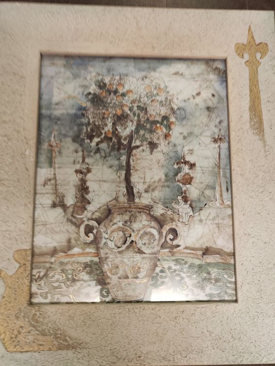 Grosses Bild 86x101cm Unikat Ulrich Jegust Imperial Garden (Gebraucht ...