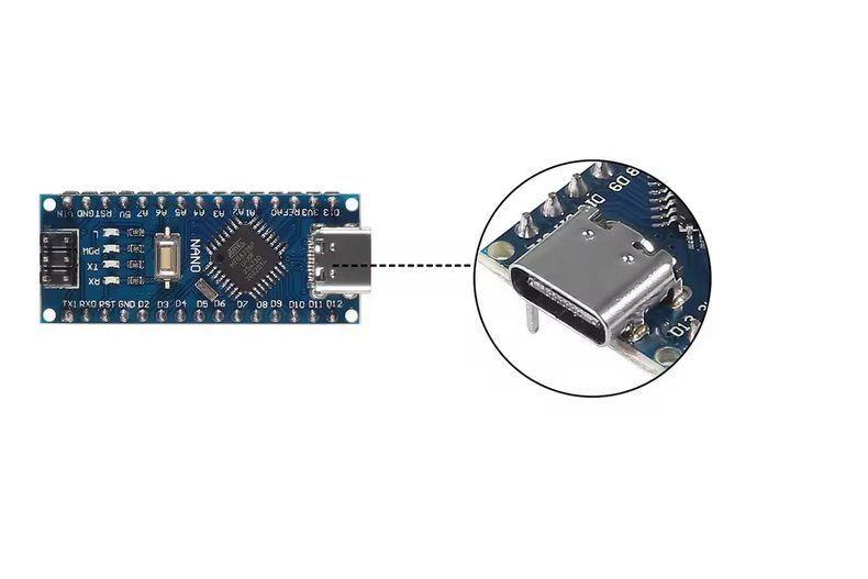 Arduino Nano V3 kompatibel ATmega328 USB-C (Neu und originalverpackt ...