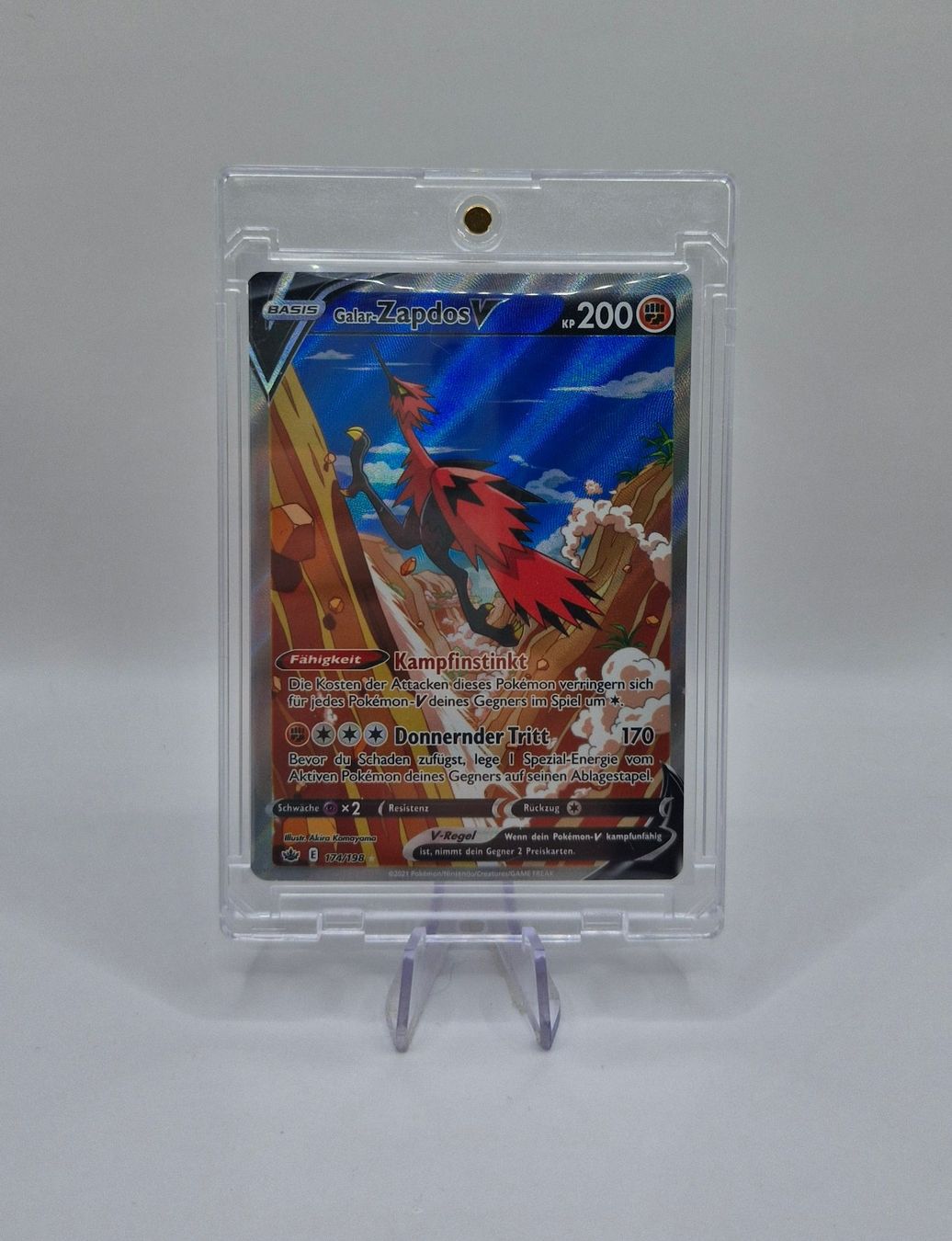Galar Zapdos / Schaurige Herrschaft / CRE 174 (Neu (gemäss Beschreibung ...