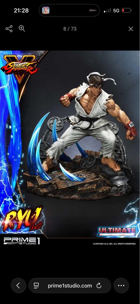 Prime 1 Studio Ryu Ultimate Statue - Top Zustand! (Neu (gemäss ...