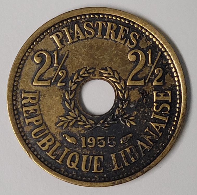 2½ PIASTER / LIBANON 1955 | Kaufen auf Ricardo