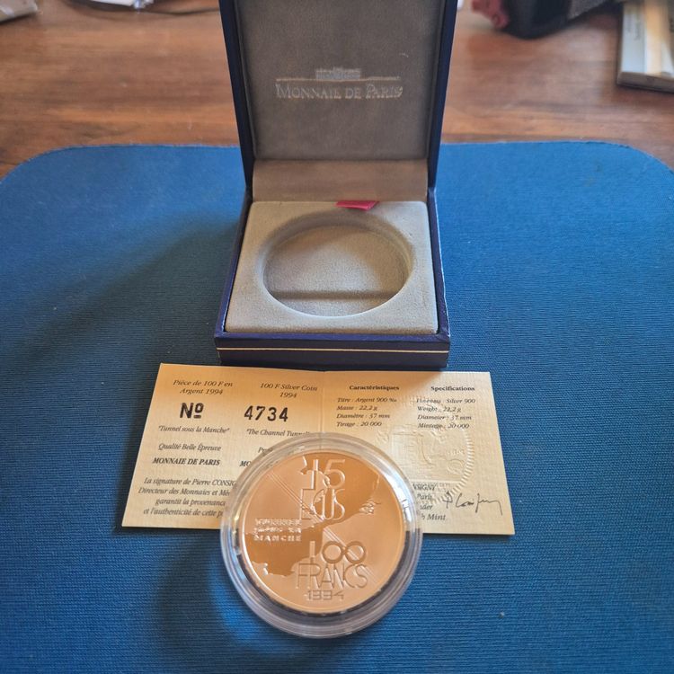 Monnaie de Paris 100 francs 1994 (Neuf avec emballage d'origine) à Erde ...