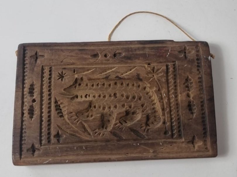 Berner Holzmodel Bär doppelseitig 18.5x11.5 cm / M06# (Gebraucht) in ...