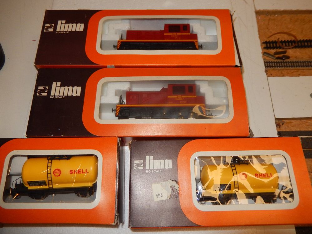 P112 Lima GS. 2x Diesellok 2x Shell-Wagen (Gebraucht) in Schellenberg ...