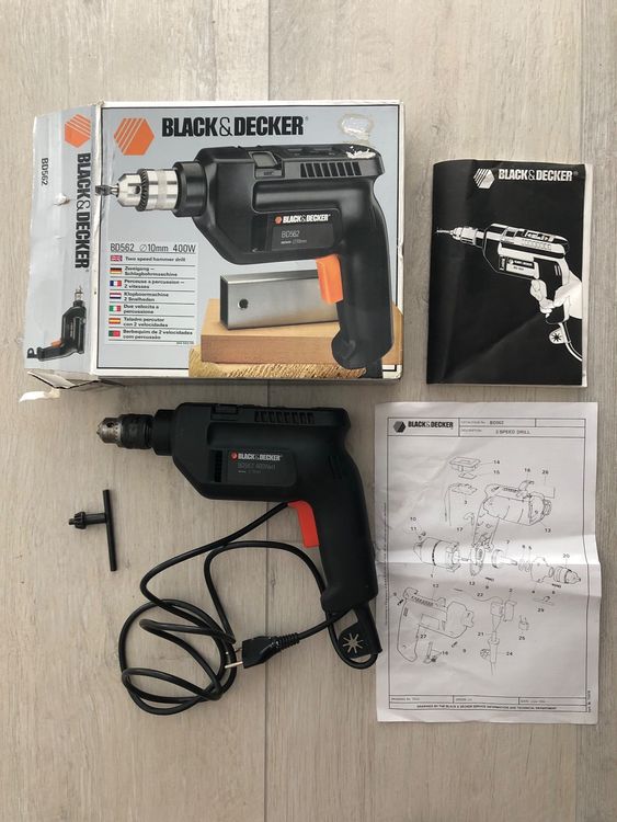 Schlagbohrmaschine Black&Decker, Model BD562, 400W (Gebraucht) in ...