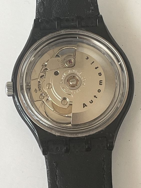 Swatch ""Black Motion"" Automatikuhr SAB100 - Swiss Made | Kaufen auf Ricardo