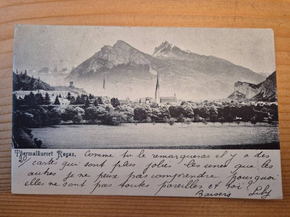 CH-AK Thermalkurort Ragaz gel. Zustand gemäss Bilder (Gebraucht) in ...