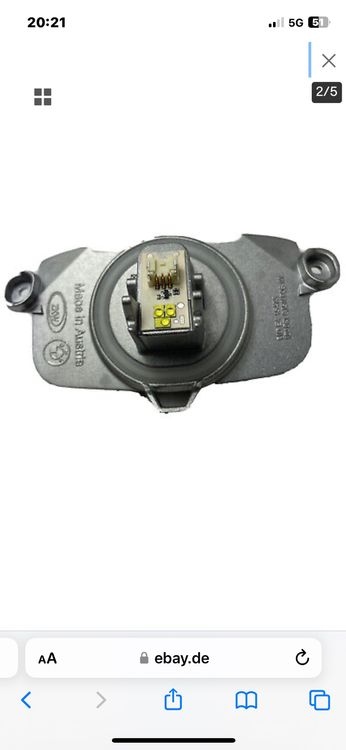 BMW F30 F31 LED Module Standlicht 63117398766 (Gebraucht) in uster für ...