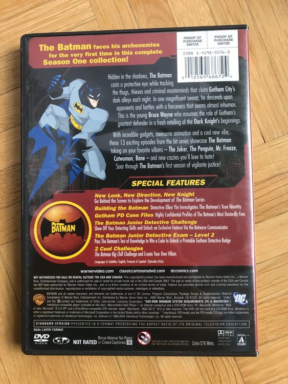The Batman - The Complete First Season - DVD (Gebraucht) in Zürich für ...