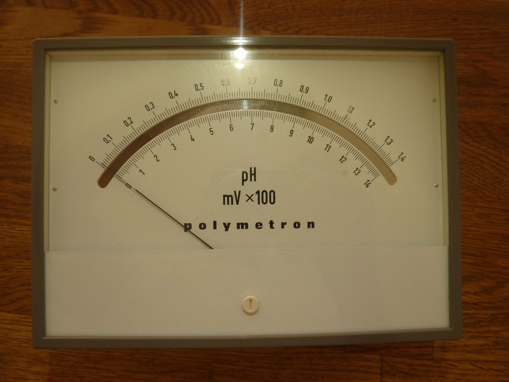 Polymetron pH mV x 100 Spiegelskala analog | Kaufen auf Ricardo