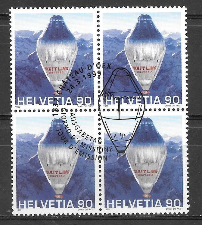 Abart 971 roter Punkt links des Ballons ET 24.3.1999 (Neu (gemäss Beschreibung)) in Olten für ...