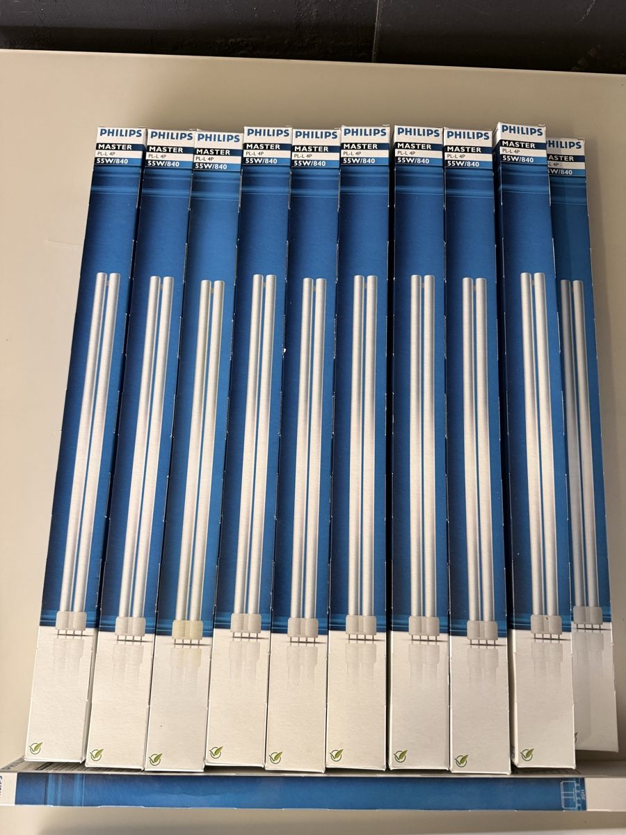 20 x Philips Master PL-L 55W/840 4P Leuchtstofflampe, neu (Gebraucht ...