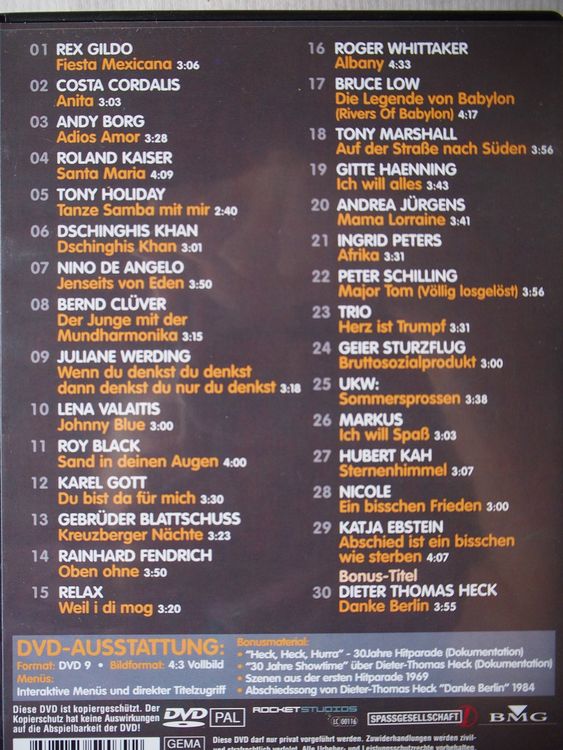 Die Kult-Box, 4 DVD, Dieter T. Heck, 40 Jahre ZDF Hitparade (Gebraucht) in Bassersdorf für CHF 9 ...