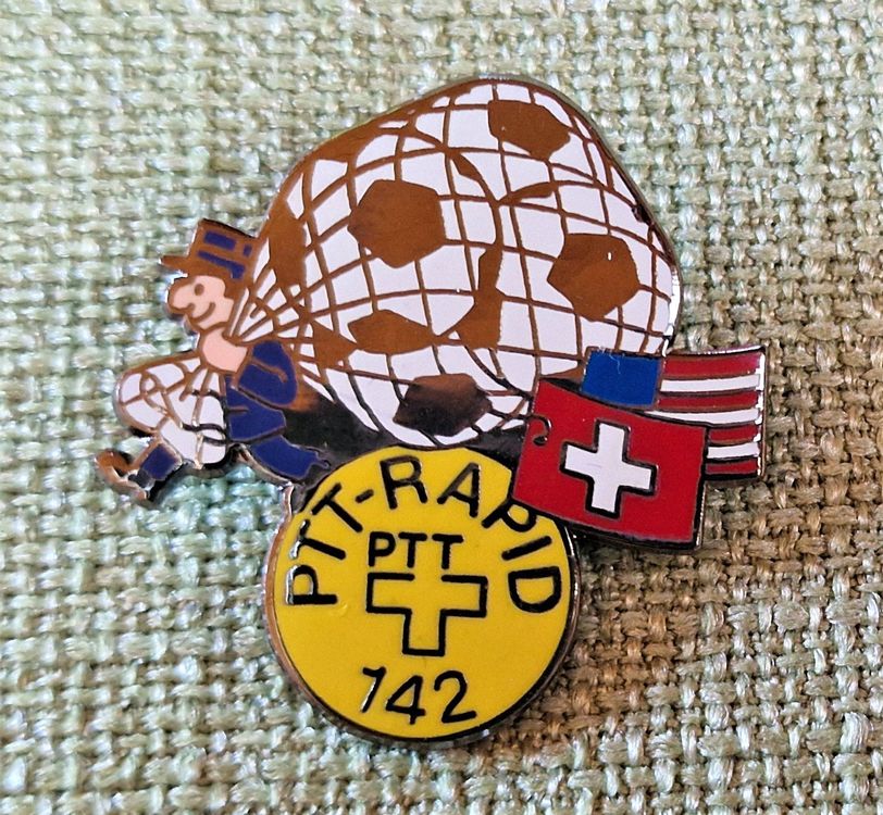 L195 - Pin Die Post PTT Rapid 142 Schweiz USA Fusball WM | Kaufen auf ...