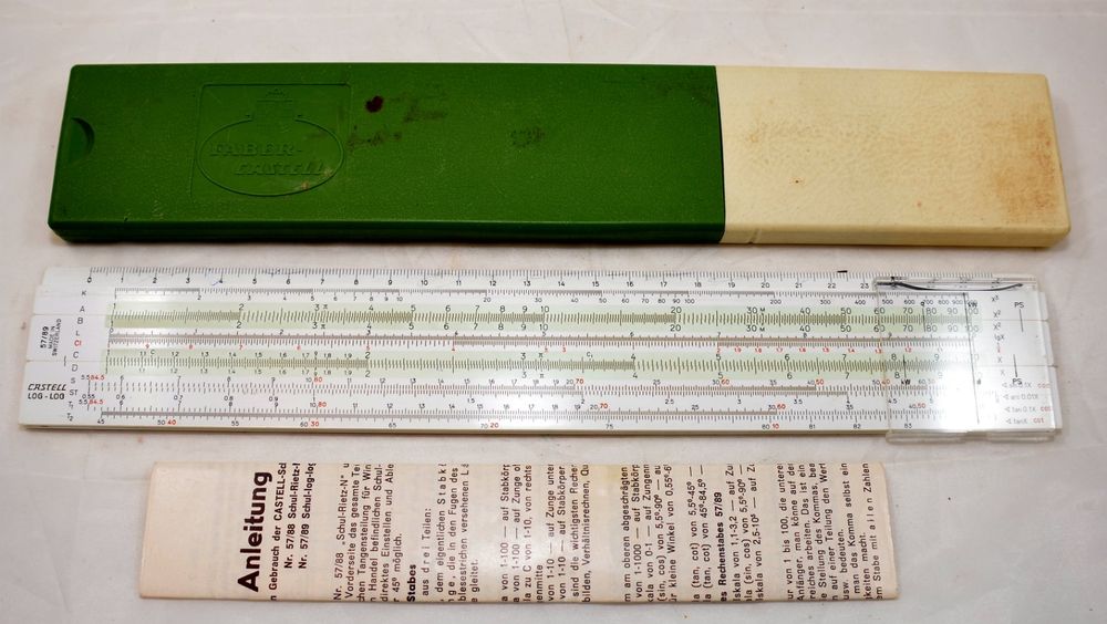 Rechenschieber Faber Castell LOG - LOG 57/89 (Gebraucht) in Esslingen ...