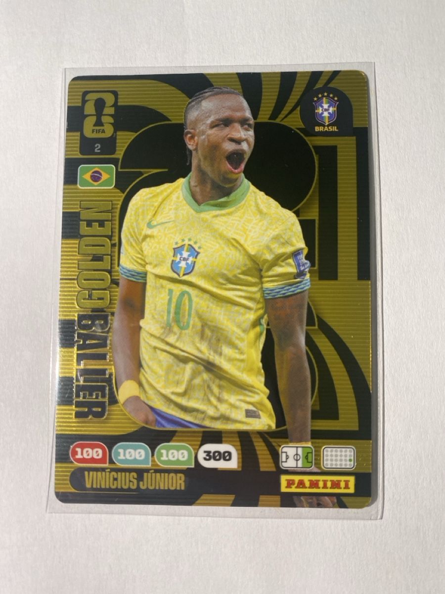 Vinícius Júnior - Golden Baller Panini World Cup 2026 (Neuf (Voir ...