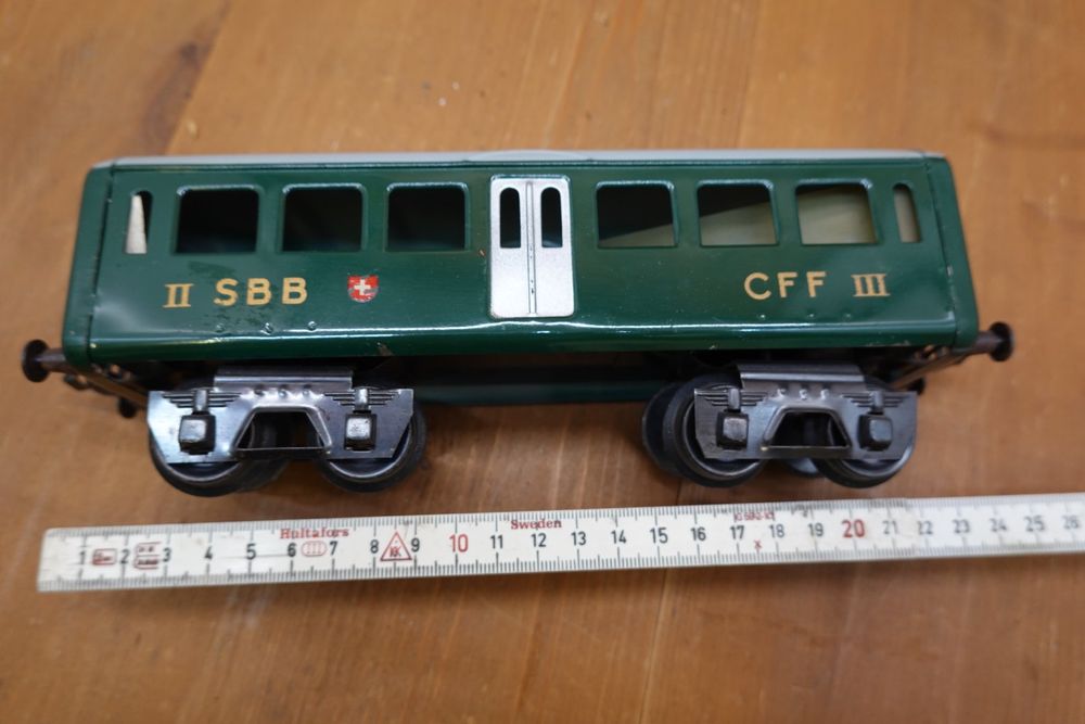 Personenwagen Modelleisenbahn SBB Blechspielzeug (Gebraucht) in Trin ...