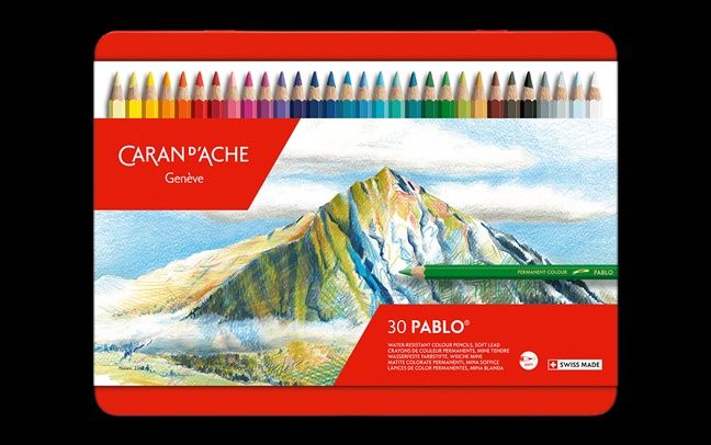 CARAN D'ACHE Etui 30 Farben PABLO® (Neu und originalverpackt) in Zug ...