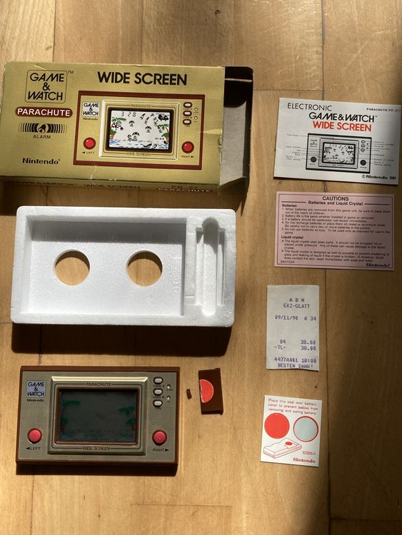 Nintendo 1981 PR-21 Parachute Game&Watch Wide Screen (Gebraucht) in ...