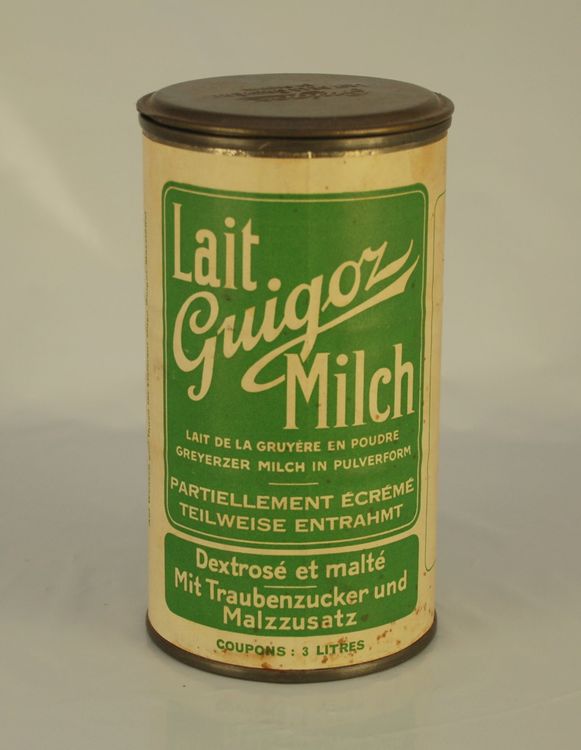 Alte Blechdose Lait Guigoz Milch 1943 | Kaufen auf Ricardo