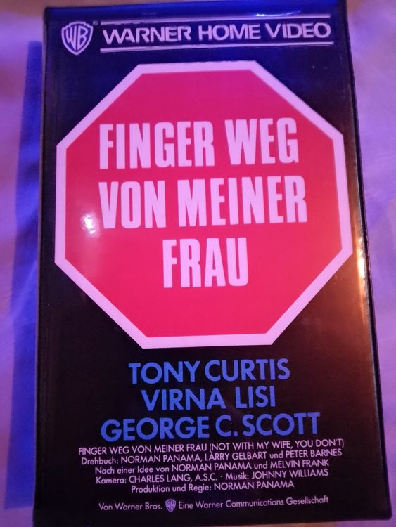 FINGER WEG VON MEINER FRAU VHS Warner Home Video PGV 11697 (Gebraucht ...
