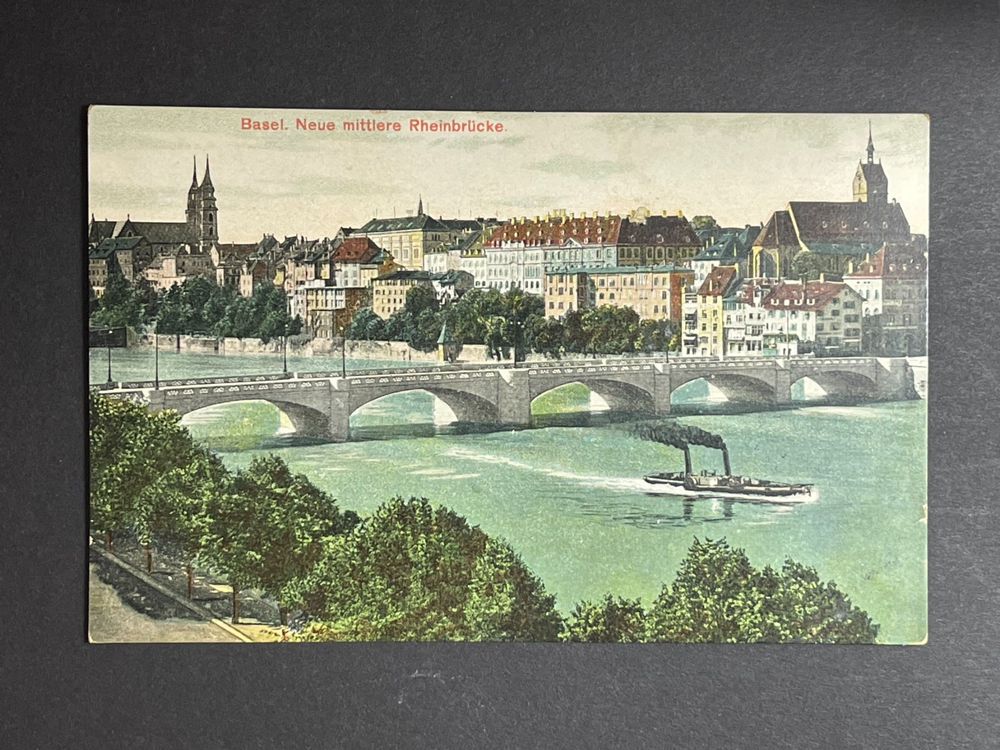 Basel - neue mittlere Rheinbrücke (Gebraucht) in Steg VS für CHF 4.5 – mit Lieferung auf Ricardo ...