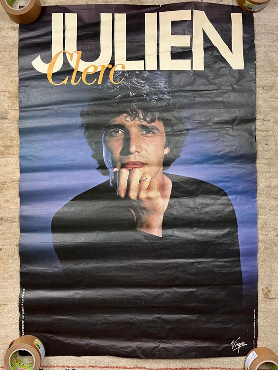 JULIEN CLERC Poster/ Plakat | Kaufen auf Ricardo