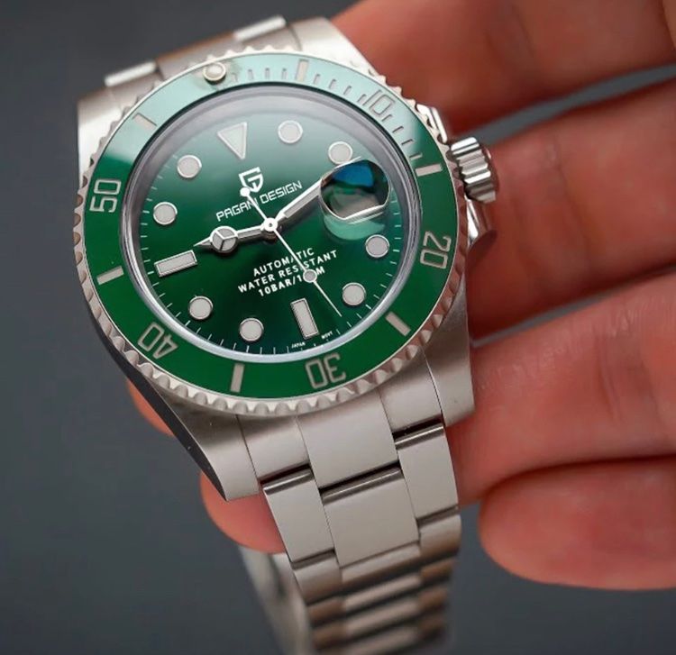 Pagani Design Automatikuhr - Submariner Hulk Green 43mm (Neuf avec ...