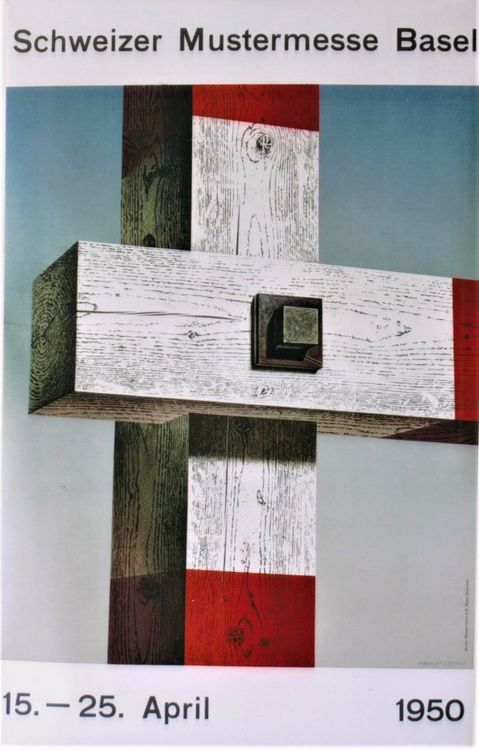 MUBA MESSE BASEL 1950 - Original Plakat (Gebraucht) in Blonay für CHF 95 – mit Lieferung auf ...