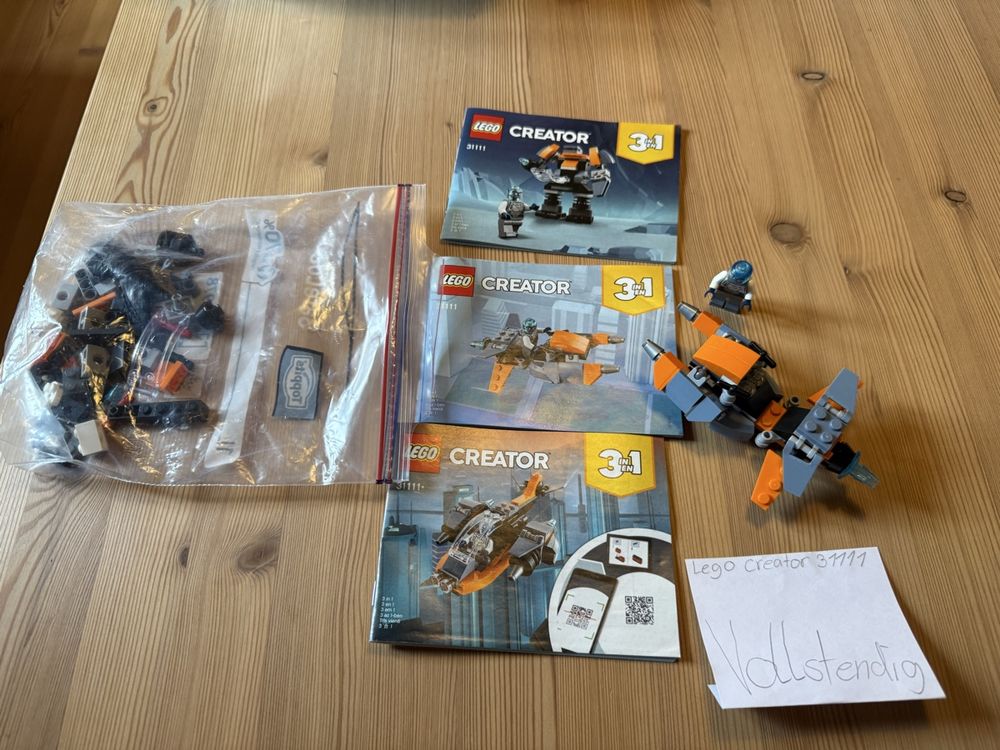 LEGO Cyber Drone 31111, LEGO Creator 3-in-1 (Gebraucht) in Richterswil ...