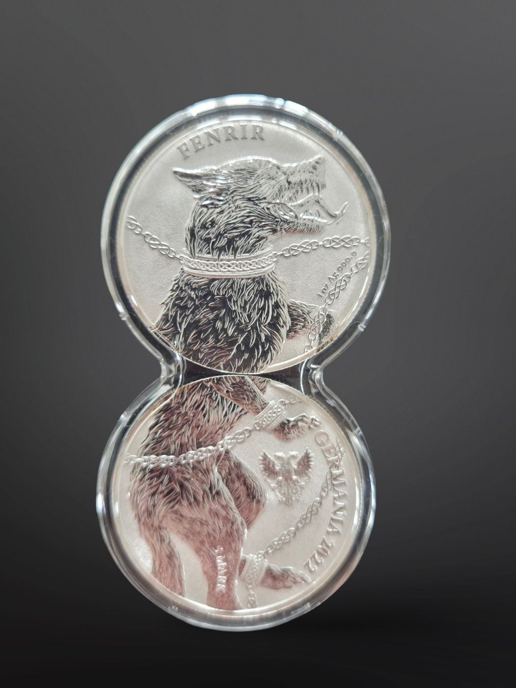 FENRIR 1 OZ Unze SILBER 999 +COA Germania Mint (Neu (gemäss ...