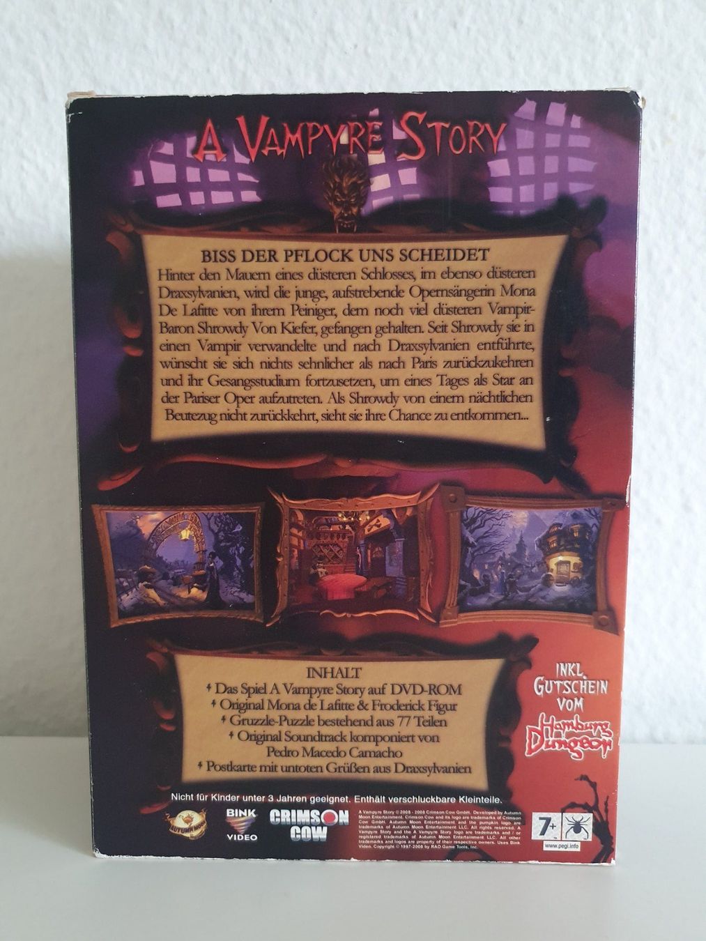 PC A Vampyre Story (2008) Semi Big Box Collector's Edition (Neu (gemäss ...