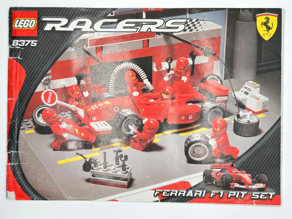Lego 8375 Racers Ferrari stand, 7 figurines (Gebraucht) in Porrentruy ...