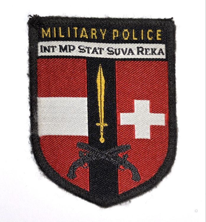 Patch KFOR MP Militärpolizei Suva Reka Swisscoy (Gebraucht) in Uster ...