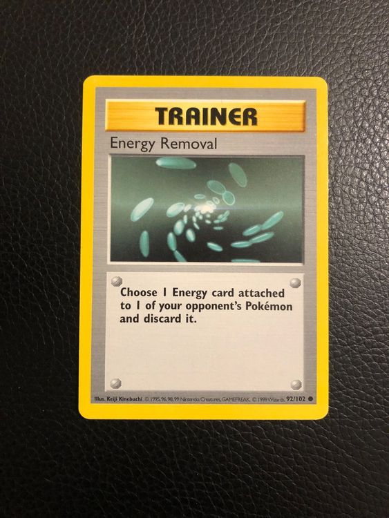 Base Set - Energy Removal 92/102 Shadowless Ab 1 (Gebraucht) in ...