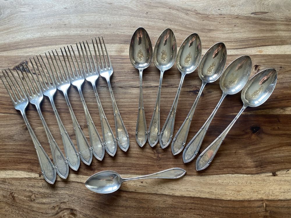 Antikes Silberbesteck Set - versilbert (Gebraucht) in Thörishaus für CHF 369 – mit Lieferung auf ...