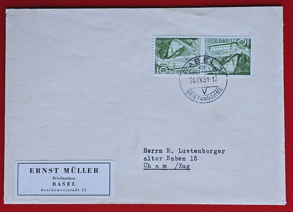 TECHNIK KEHRDRUCK K42 MARKEN MÜLLER BASEL CHAM ZUG 1951 (Gebraucht) in ...