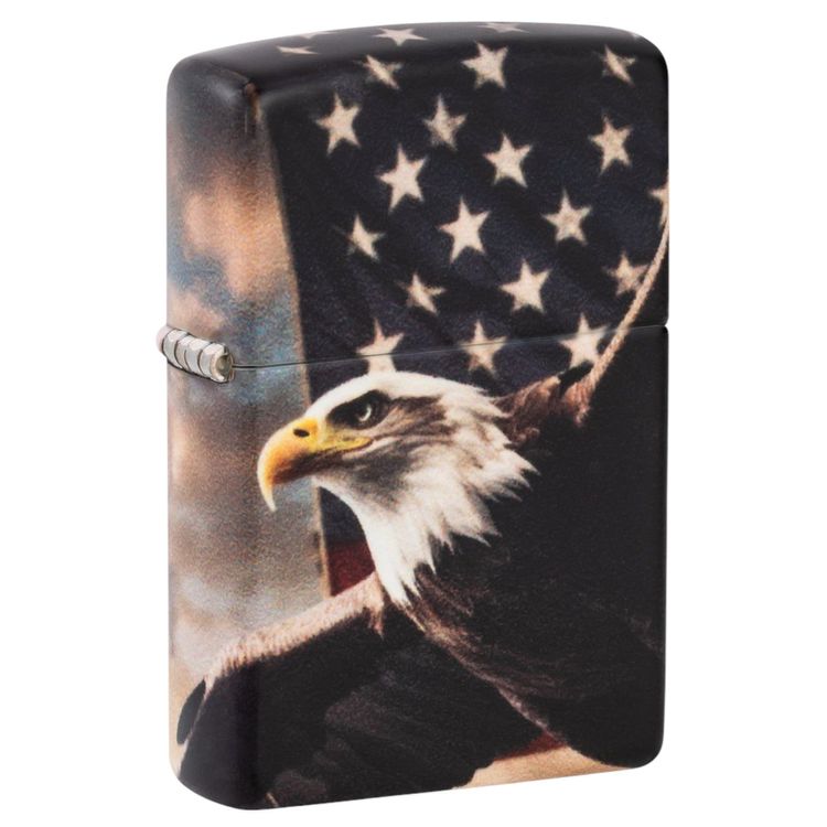 ZIPPO Adler USA Flage Design 540° Premium Feuerzeug 60007289 (Neu und ...