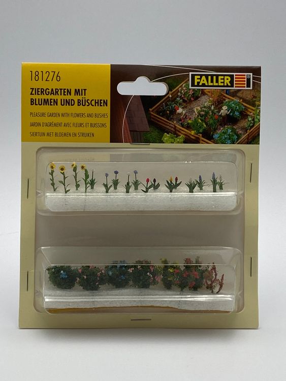 Faller 181276 H0 Ziergarten mit Blumen und Büschen (Neu und ...