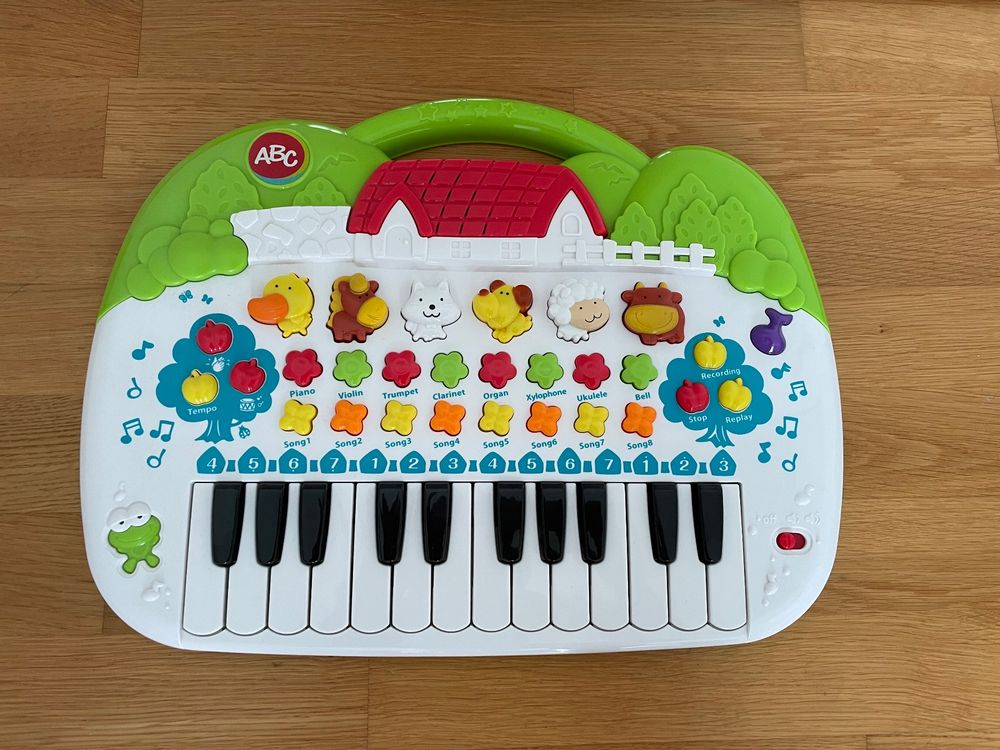 Neuwertig! Simba ABC_Tier-Keyboard_Musikinstrument (Gebraucht) in ...