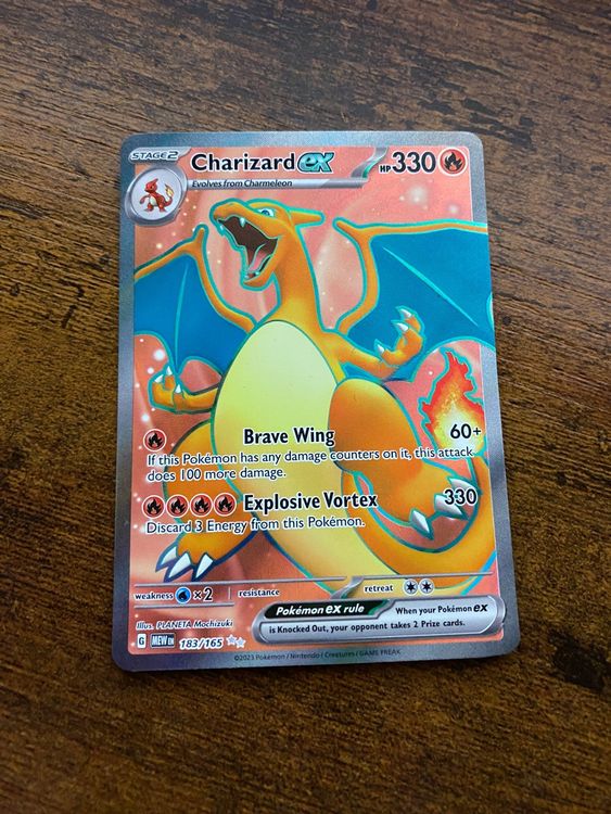 Charizard ex Full Art 151 EN (Neu (gemäss Beschreibung)) in Bern für ...
